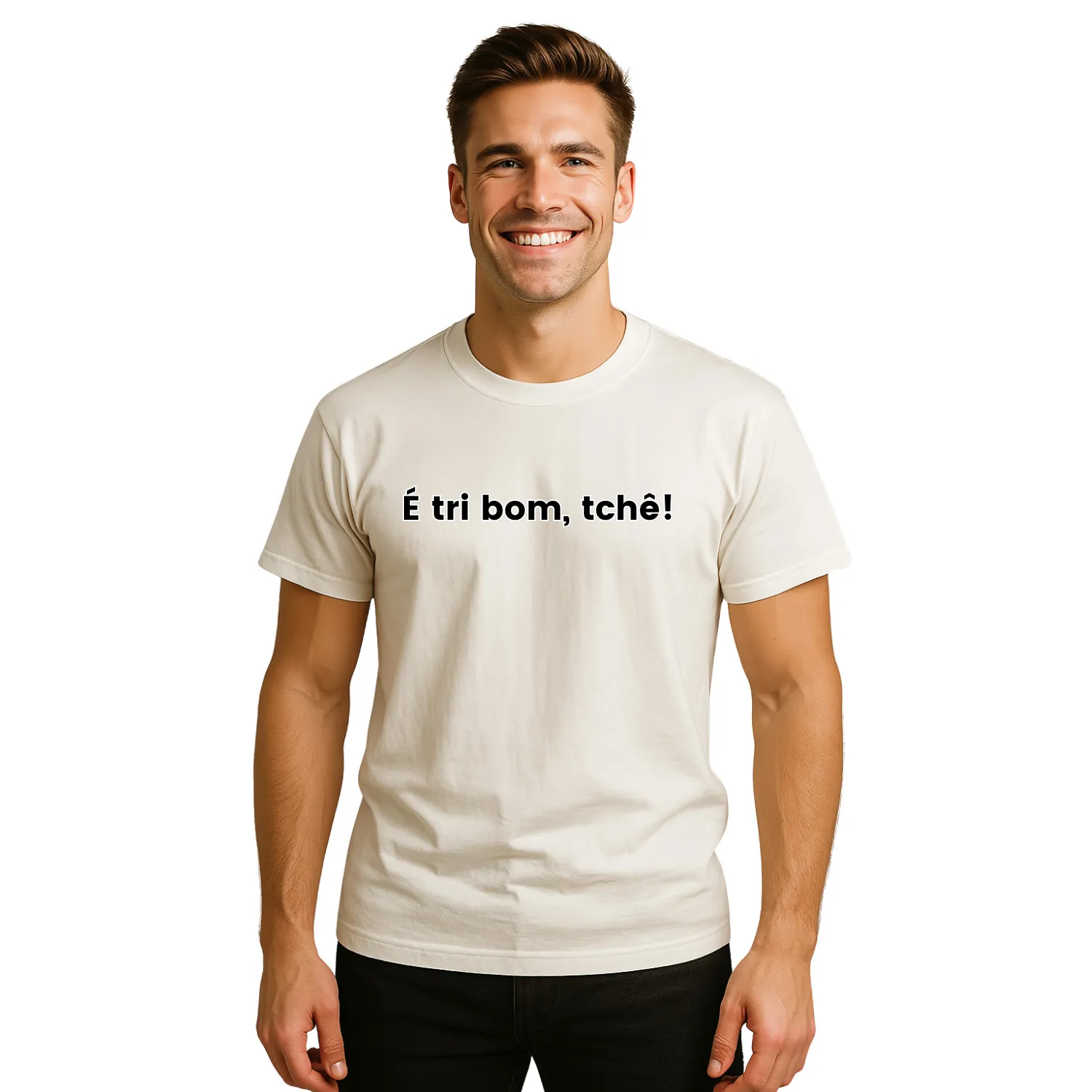 Comprar Camiseta É Tri Bom, Tchê! Expressão Gaúcha