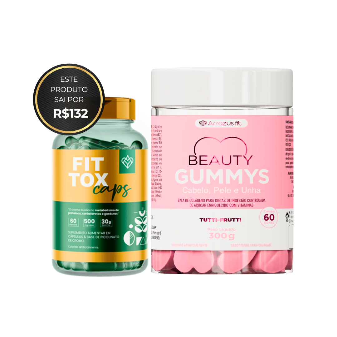 BEAUTY GUMMY + FITTOX CAPS - Ilura Bem Estar