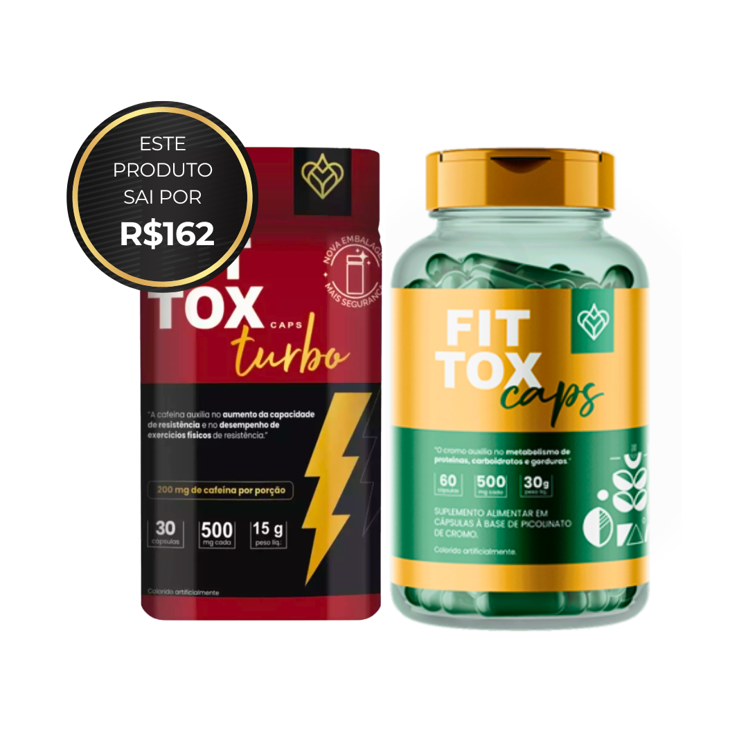 FITTOX TURBO + FITTOX CAPS - Ilura Bem Estar