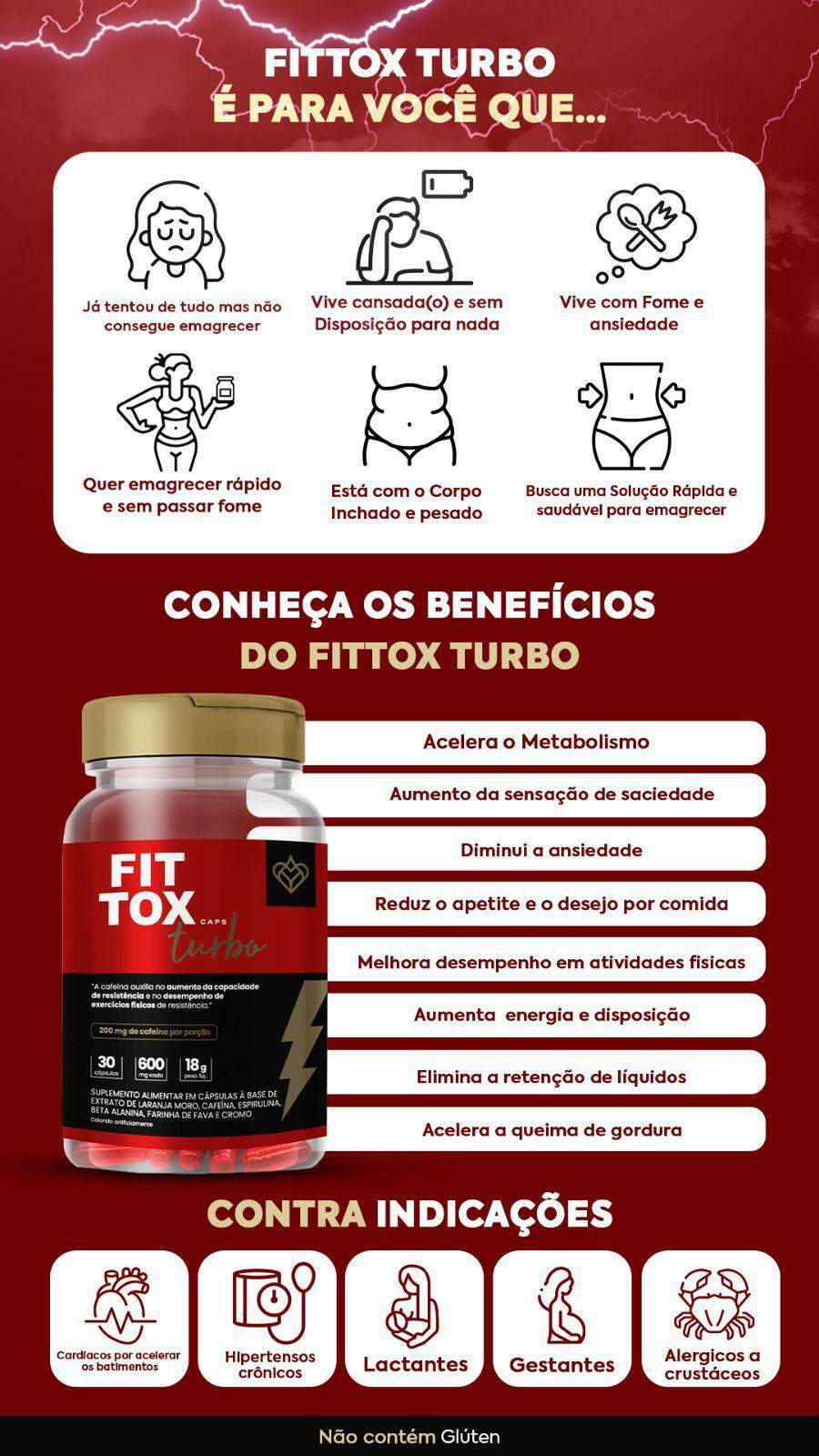 Comprar FITTOX TURBO (emagrecedor para organismos resistentes) - R$197 ...