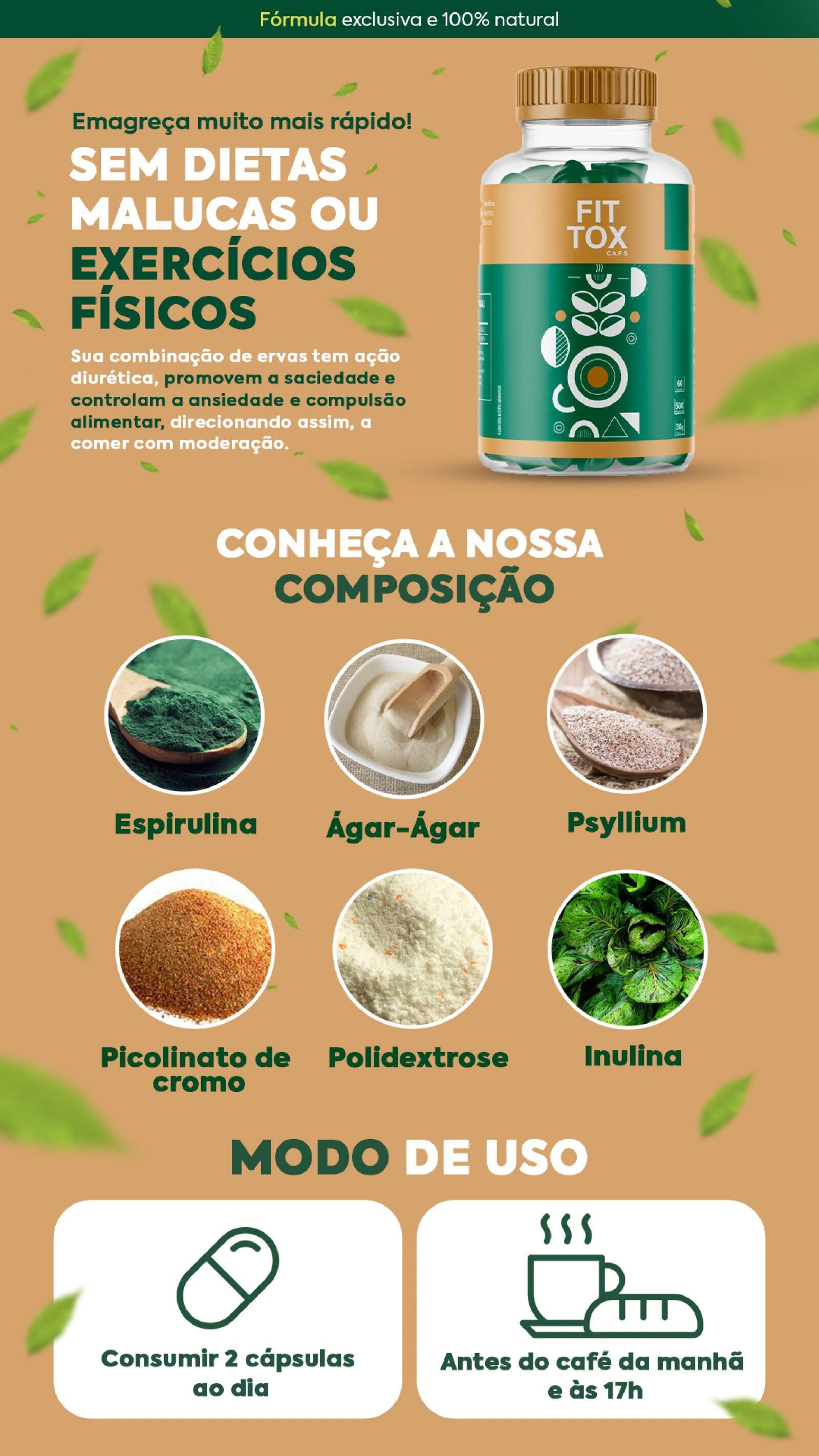Comprar FITTOX CAPS (emagrecedor sem contraindicação e regula o ...
