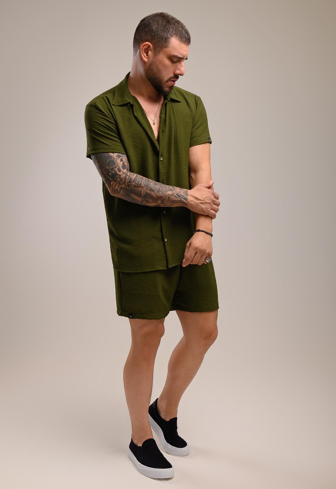 Kit Completo Conjunto Masculino Duna Verde