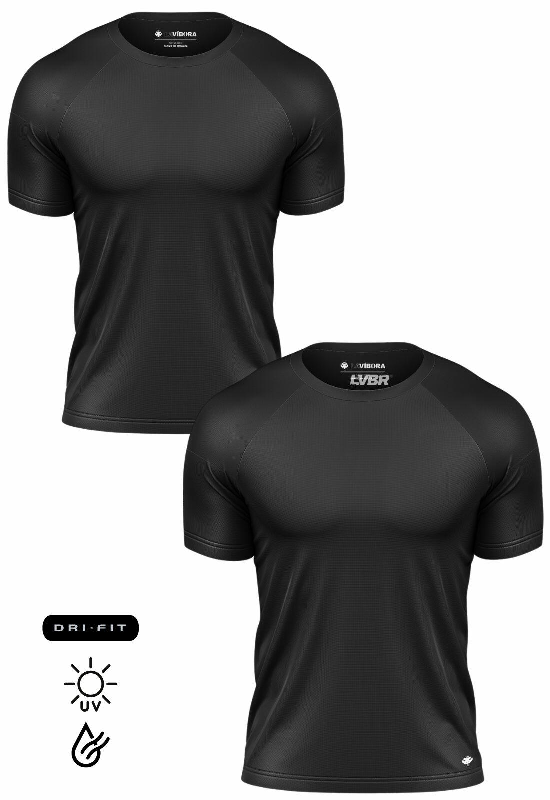 Kit 2 Camisetas Masculinas Performance Dry Fit Tech