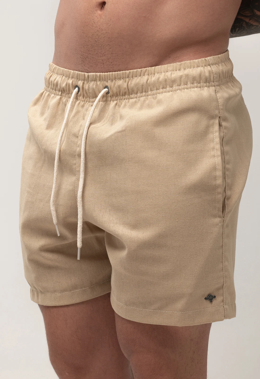 Short Linho Masculino Casual Premium Macrame