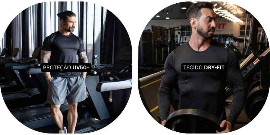 Camiseta Masculina Performance Dry Fit Tech Com Elastano - a partir de ...