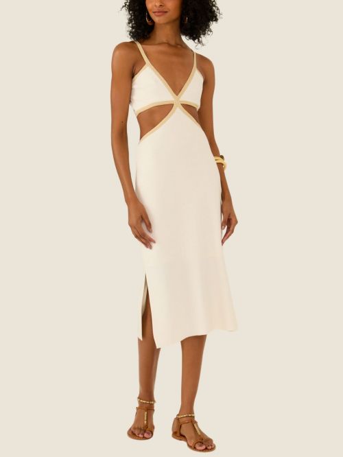 Comprar Vestido Tricot Cut Out Vies Constraste Maria Filó - Nagai Boutique