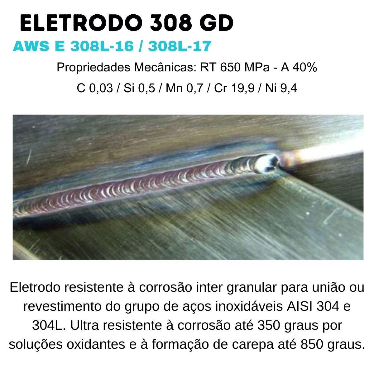 Eletrodo 308L 3,25mm General Dinamics 1kg - Solda Certa - Maquinas e ...