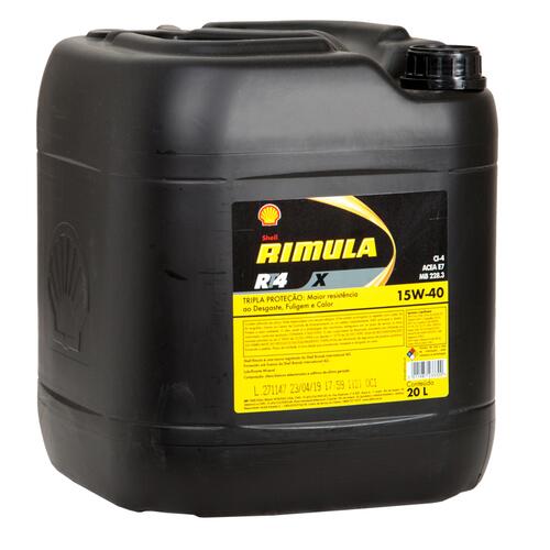Comprar Óleo Lubrificante Shell Rimula RT4 X 15W40 CI-4 20L é na Rede ...