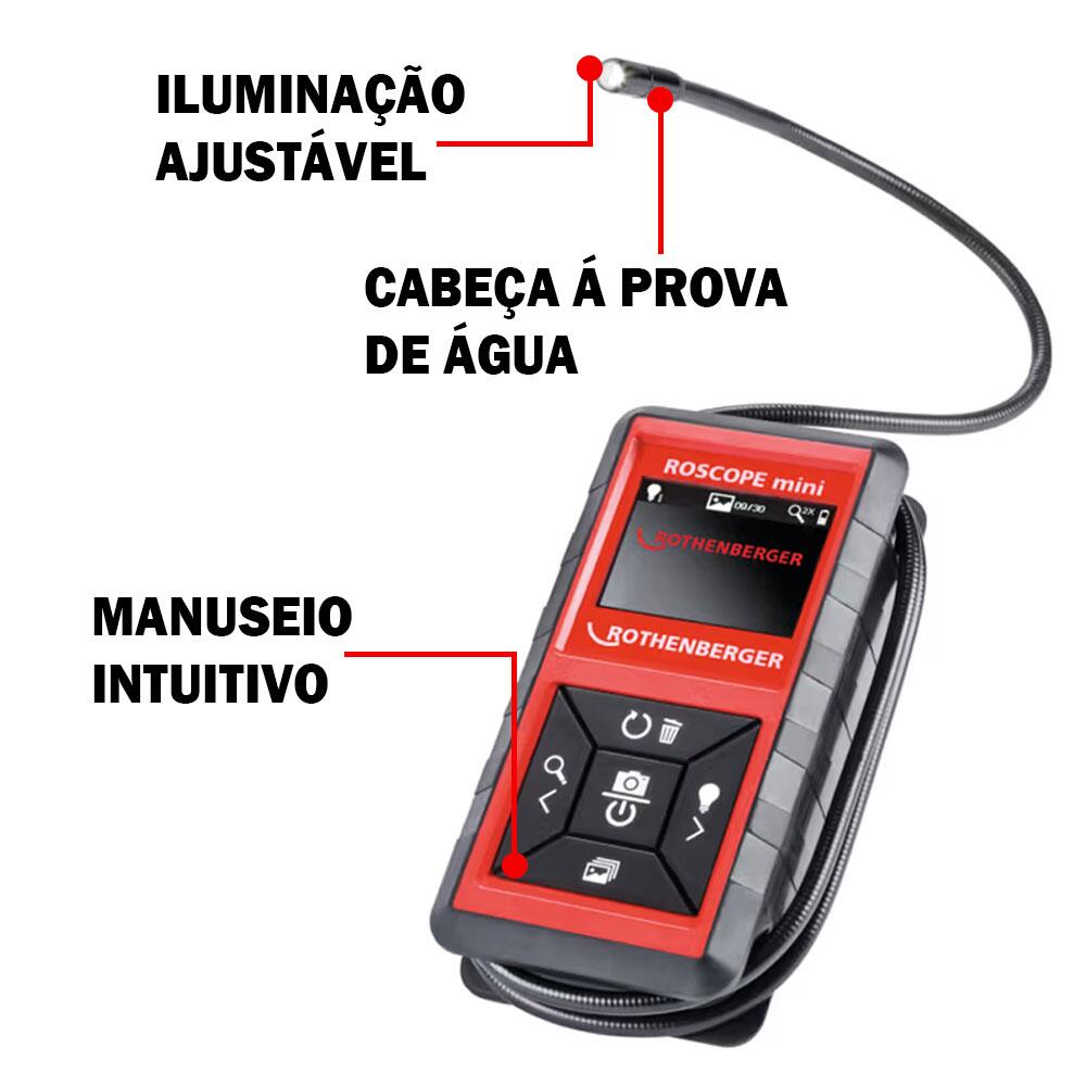 Comprar Câmera De Inspeção Roscope Mini Rothenberger - a partir de R$1. ...