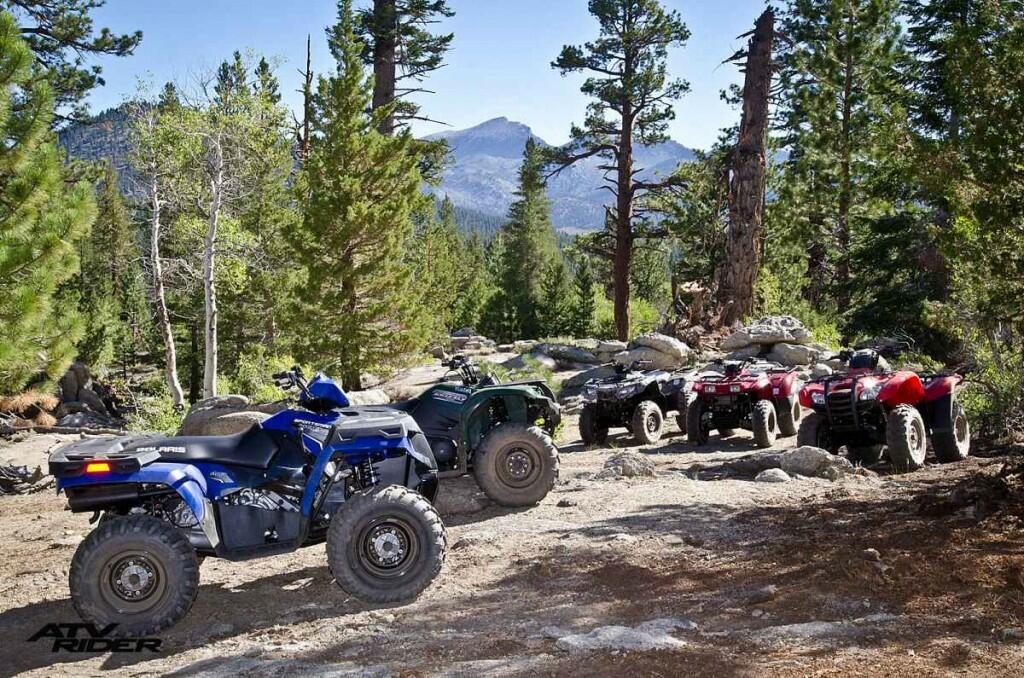 HONDA FOURTRAX 420 VS. SUZUKI KING QUAD 400 VS. KAWASAKI PRAIRIE 360 VS ...