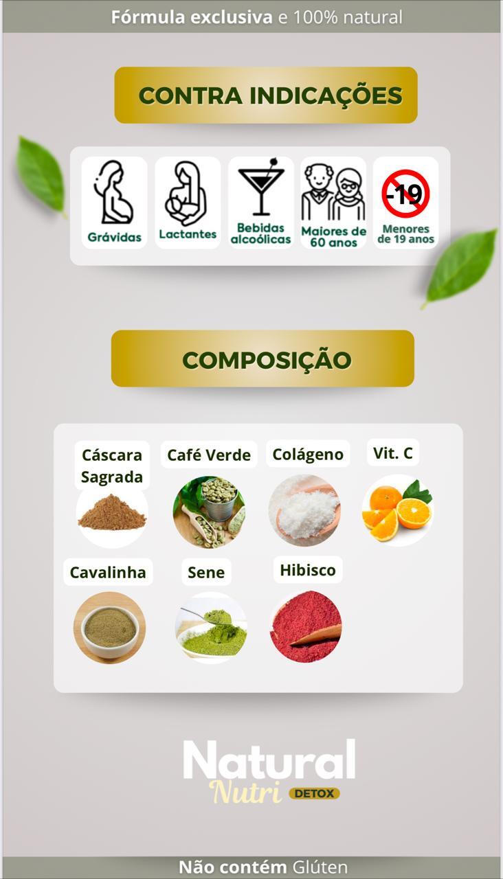 Comprar Natural Nutri DETOX c/30und - a partir de R$180,50