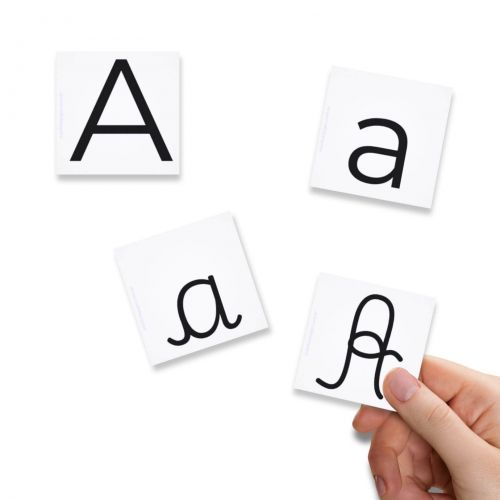 Alfabeto com Letras de Forma e Letras Cursivas para TEA - a partir de R ...