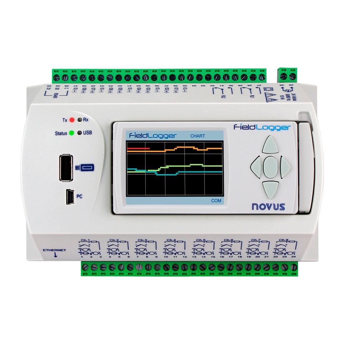 Comprar FIELDLOGGER NOVUS - USB, 512K LOGS, RS485, 24V - a partir de R ...