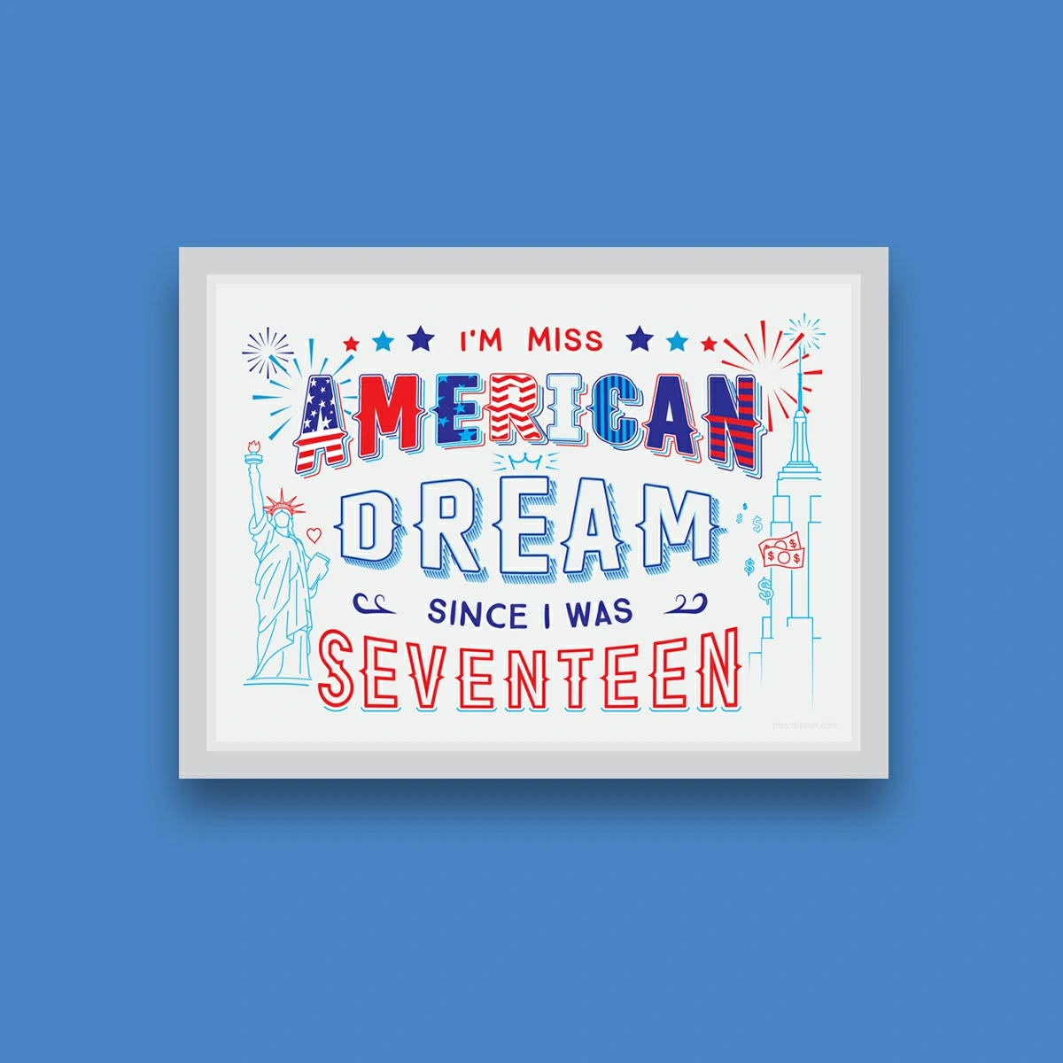 Poster American Dream - Britney Spears - a partir de R$18,90