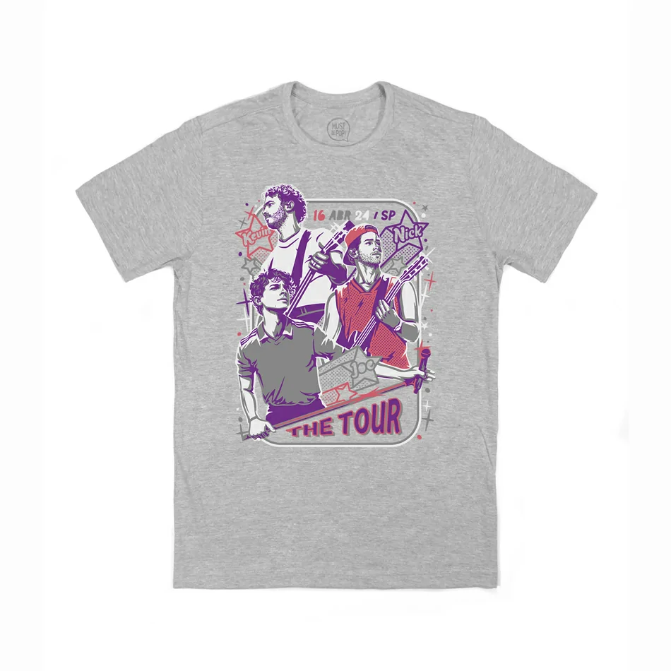 Camiseta J.Brothers: The Tour - a partir de R$32,36