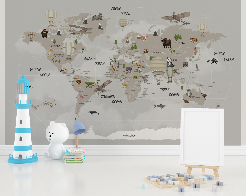 Comprar PAPEL DE PAREDE VIAGEM PELO MUNDO - a partir de R$135,00 ...