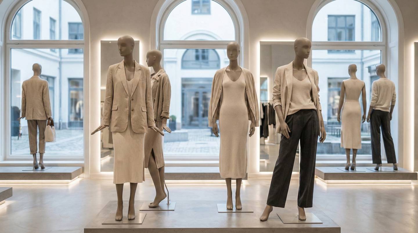 Onde encontrar manequins femininos com poses naturais para exposição