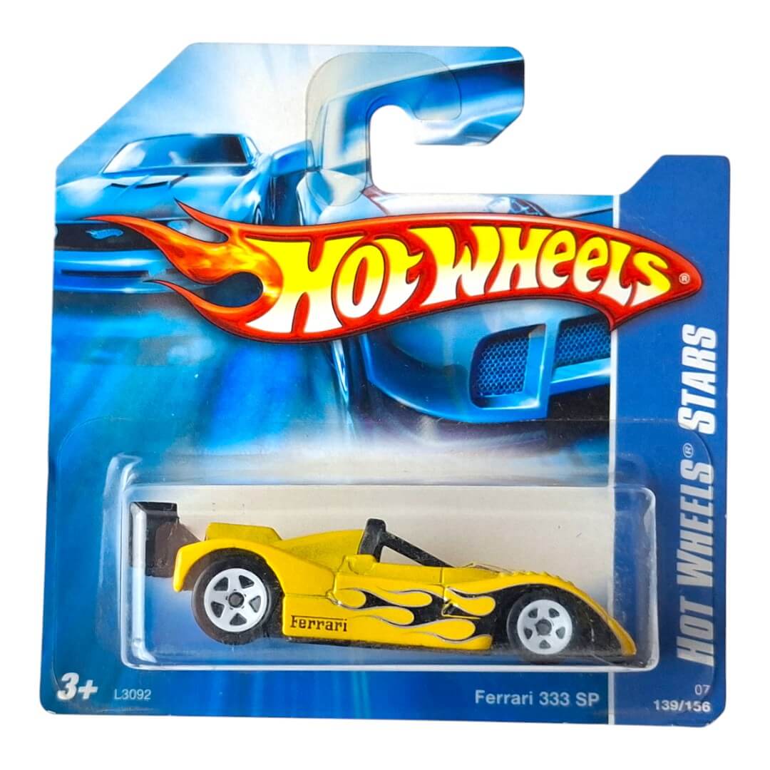 Hot Wheels Ferrari 333 SP Amarelo - a partir de R$145,49