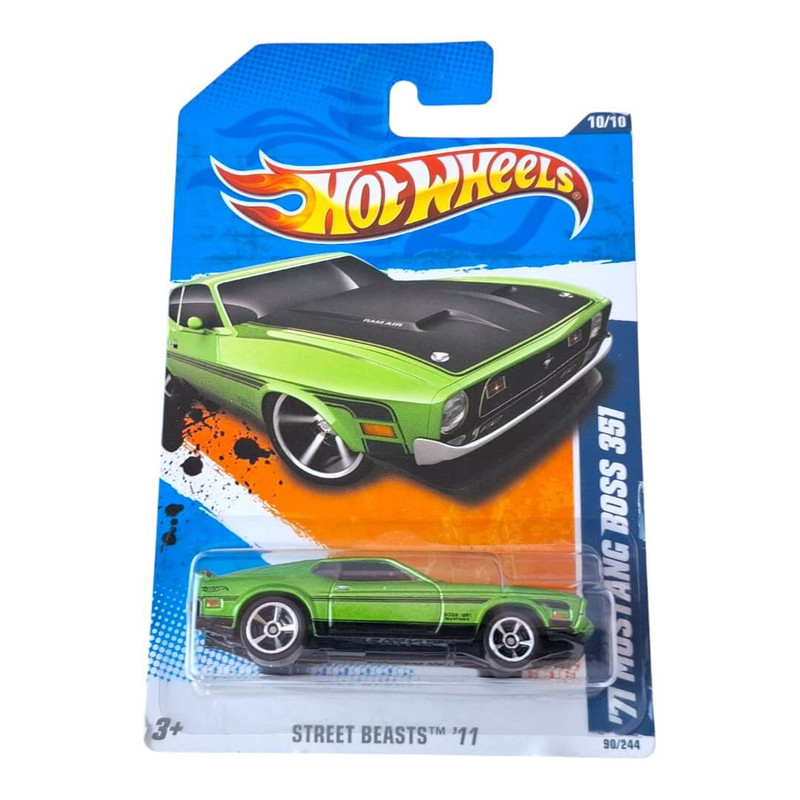 Hot Wheels Mustang Boss 351 1971 Verde - a partir de R$53,34