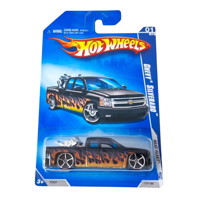Hot Wheels Chevy Silverado Preto