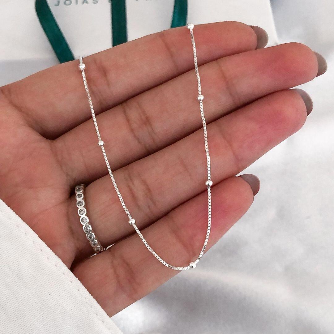 Comprar COLAR VENEZIANA MINI BOLINHAS - 45CM - a partir de R$71,25 ...