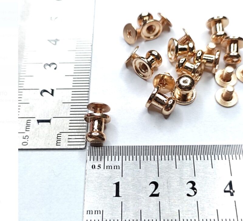 Comprar Rebite Parafuso Dourado Conjunto Com 10 Und De 8Mm - a partir ...