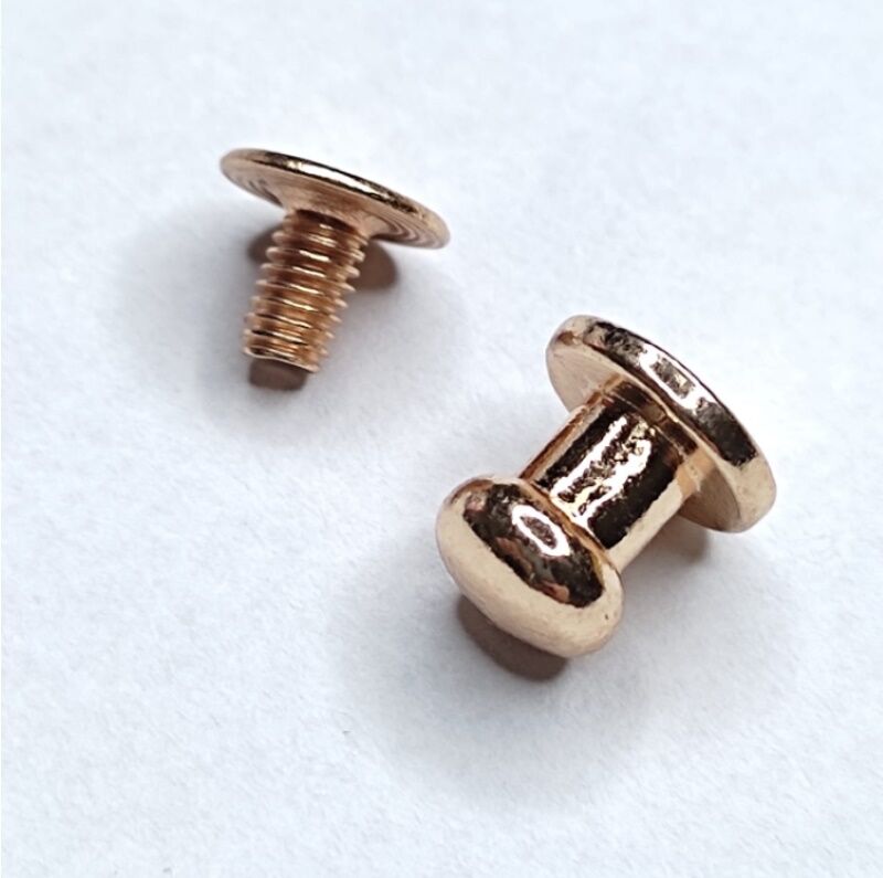 Comprar Rebite Parafuso Dourado Conjunto Com 10 Und De 8Mm - a partir ...