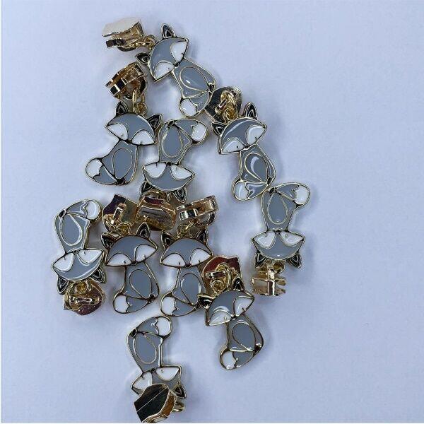 Comprar Cursor Dourado N 5 P/Fecho Lobo Cinza 10 Und - a partir de R$37,99