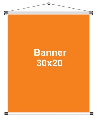 Comprar Banner 30x20 - R$40,00 - Sublimacorte