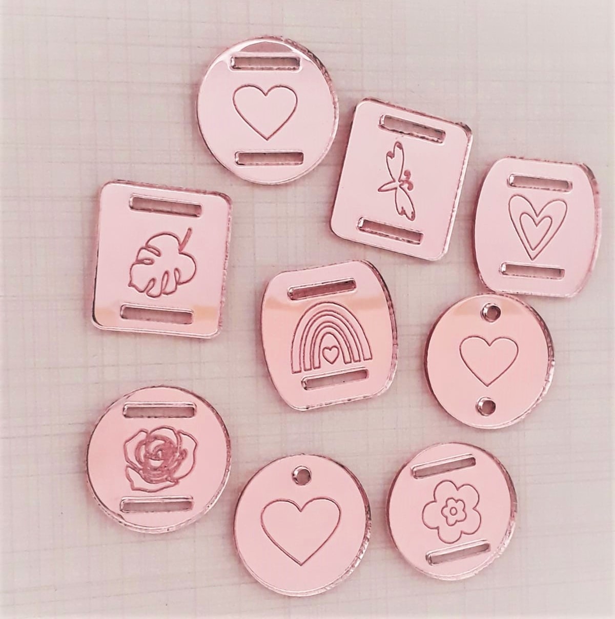 Comprar Passador para elástico/fita, em Acrílico Personalizado - 10 ...