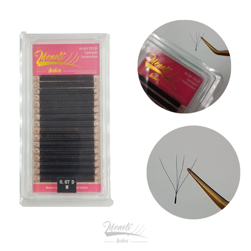 Comprar Mix Cílios W4D Menoli Lashes Espessura 0.07mm Volume Egípcio ...