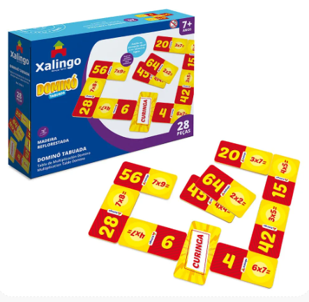 Comprar DOMINO TABUADA - R$29,99 - Terra da Alegria