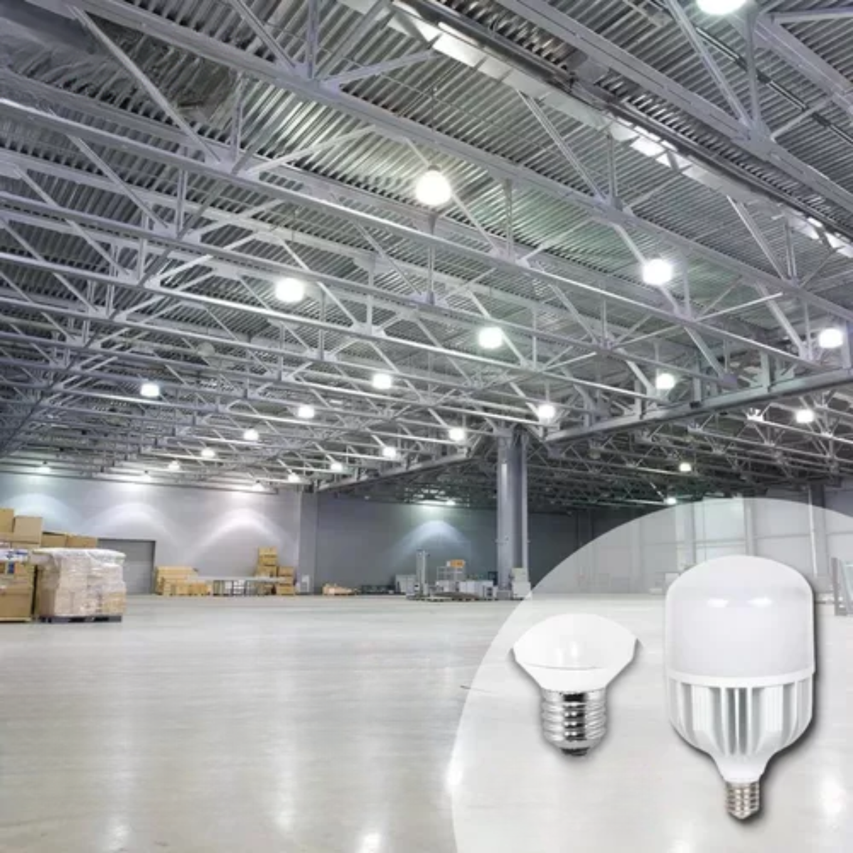 Lâmpada LED Alta Potencia 150w 6500k 15000lm E27 BIVOLT Cristallux para ...