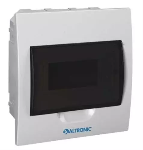 Comprar Quadro de Embutir p/ 6 Disj Din QDA-EM-TR-6 - ALTRONIC - R$43,89