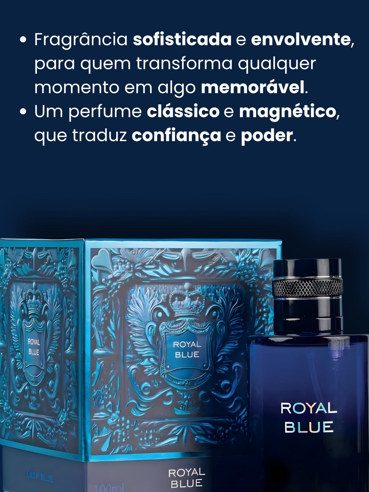 Comprar Perfume Royal Blue Masculino 100ml - Amadeirado Citrico - a ...