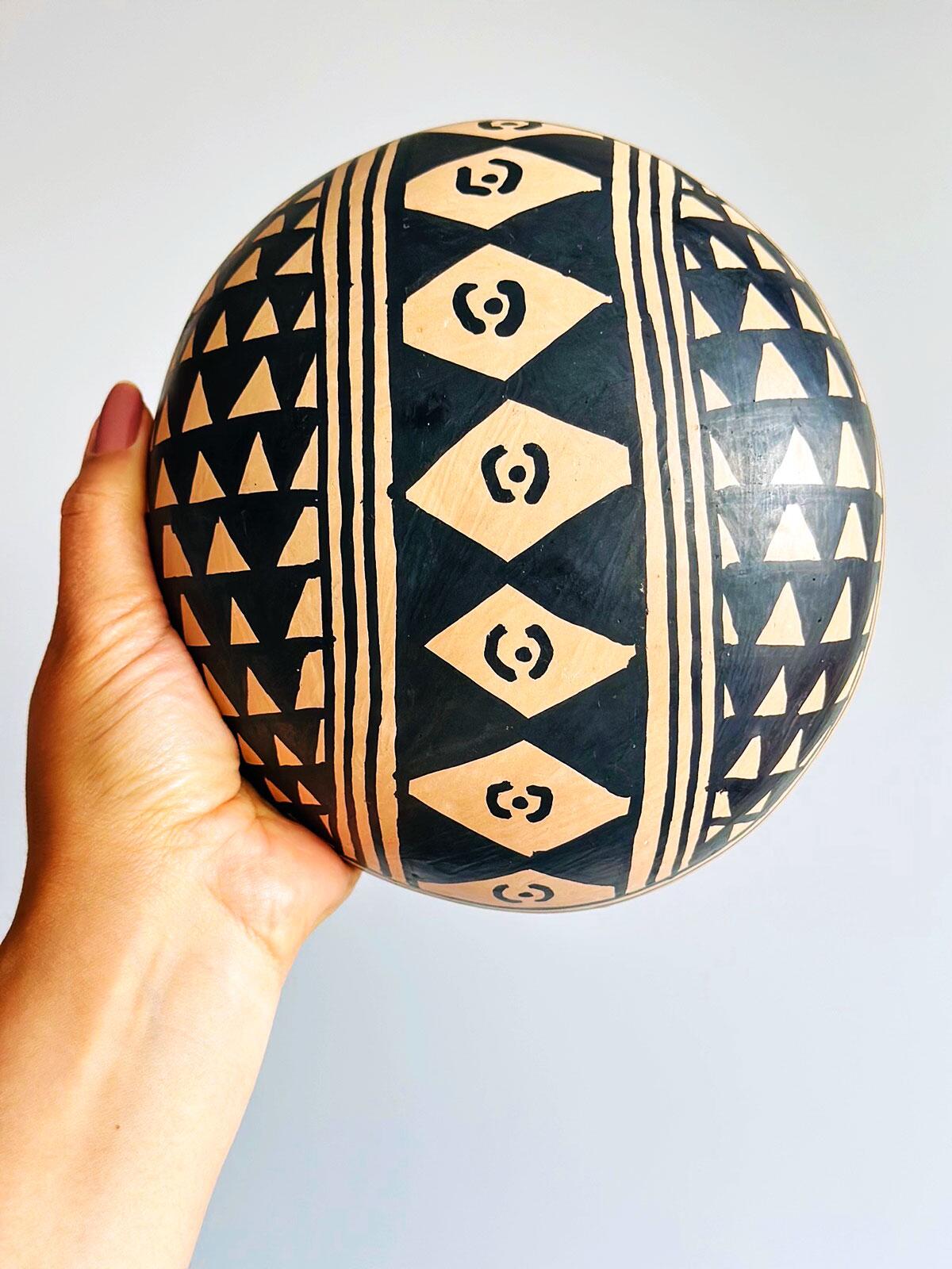 Tigela Indígena Waura com Grafismo - a partir de R$228,00