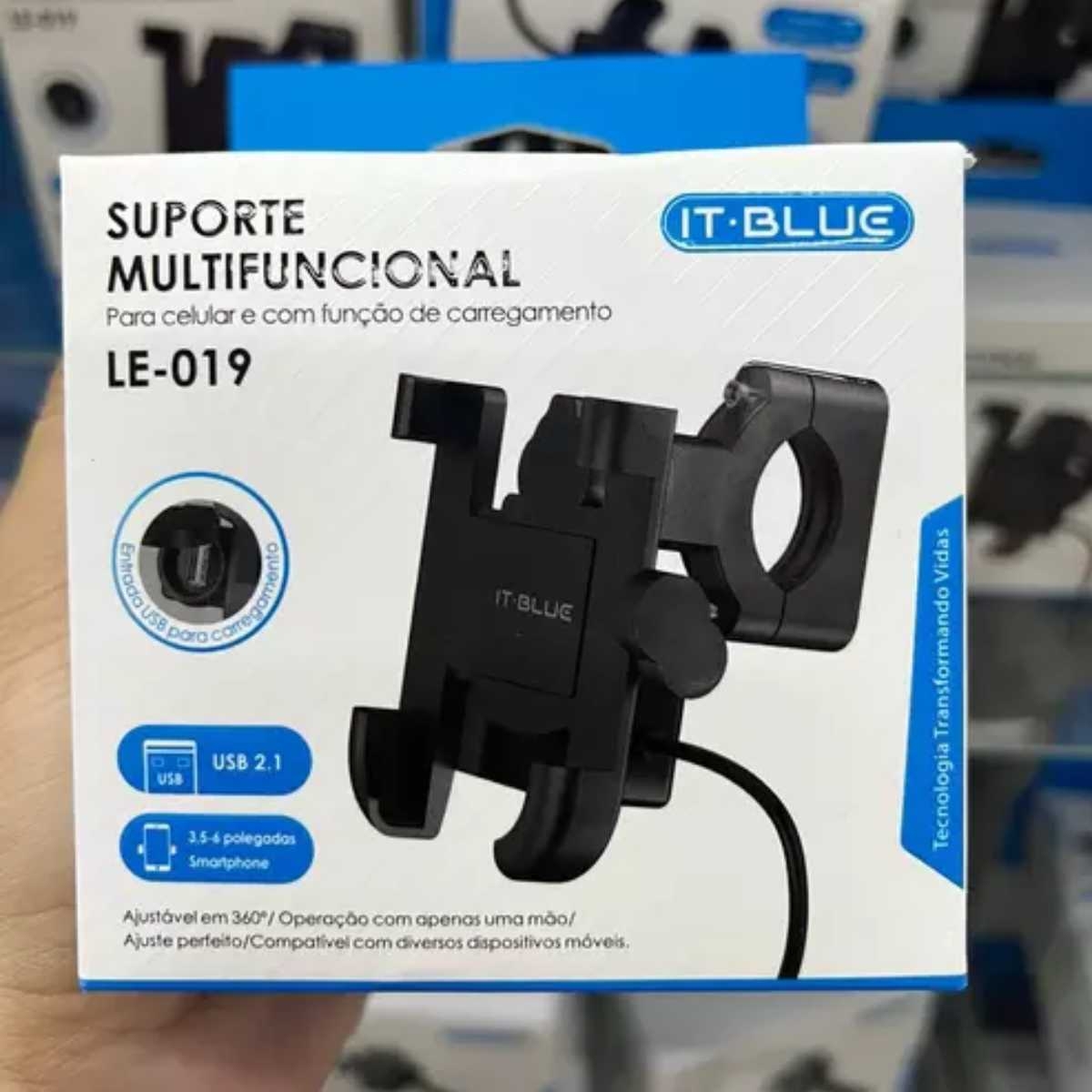 Suporte Multifuncional IT-Blue LE-019 Com Carregador - a partir de R$30,40