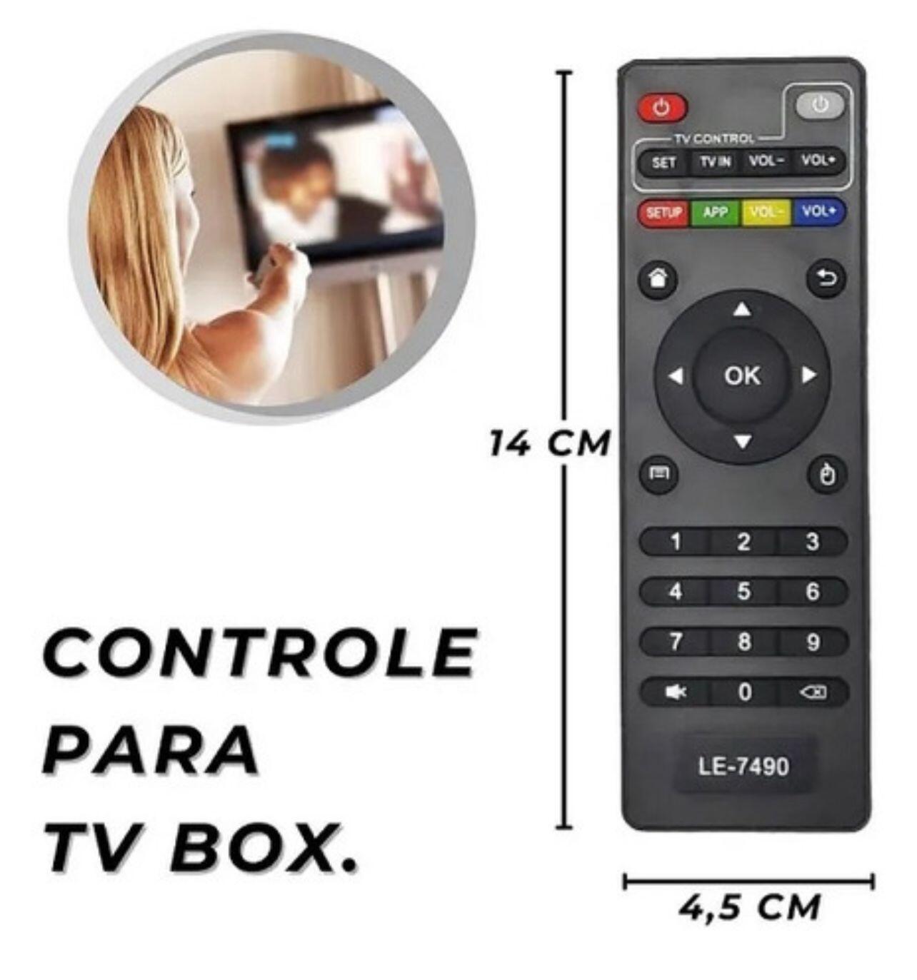 Controle Remoto Universal Compatível Com Tv Box - a partir de R$7,12