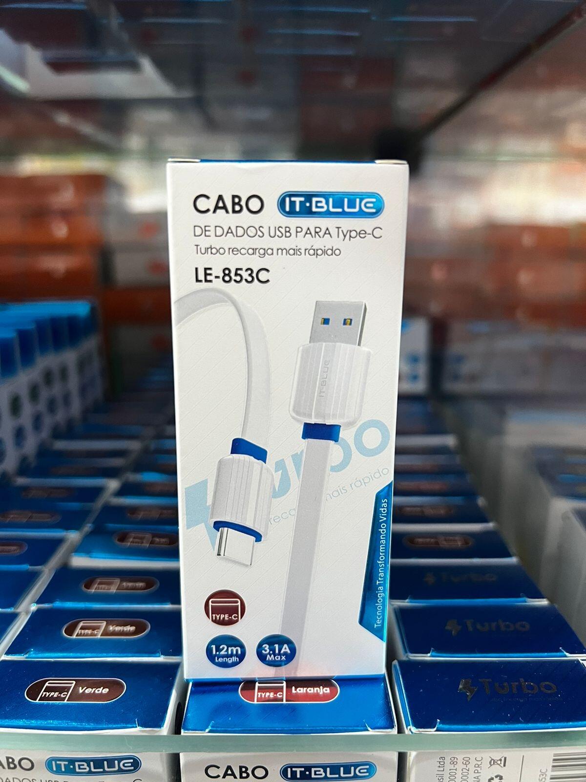 Cabo De Dados USB It-Blue Tipo-C 3.1A - a partir de R$6,08