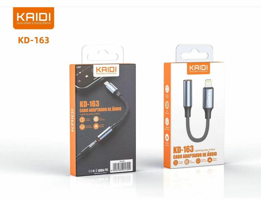 Adaptador Lightning Para P2 Kaidi KD-163