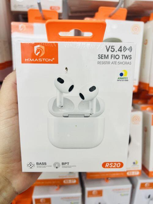 Fone de Ouvido Bluetooth H'Maston RS20