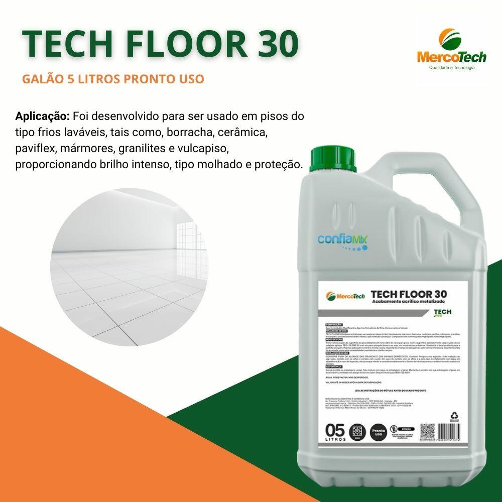 Tech Floor 30 GL 5 Litros - Acabamento Acrílico Metalizado