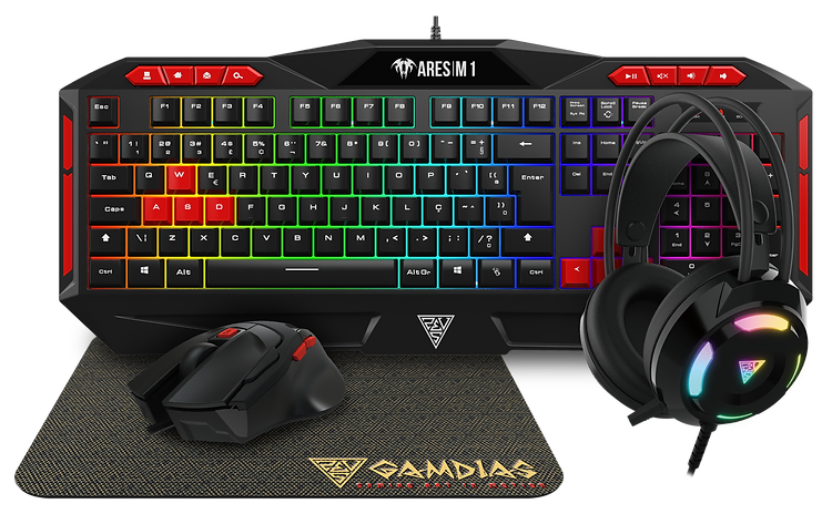 Comprar Kit gamer Poseidon 4 em 1 - R$299,90 - Lulinha Store
