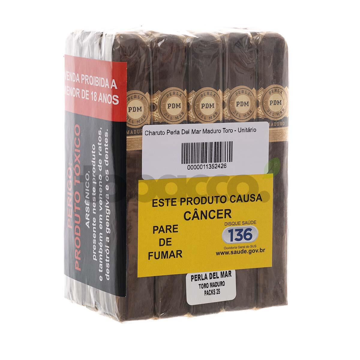 Charuto Perla Del Mar Maduro Toro Maço (25) | Comprar