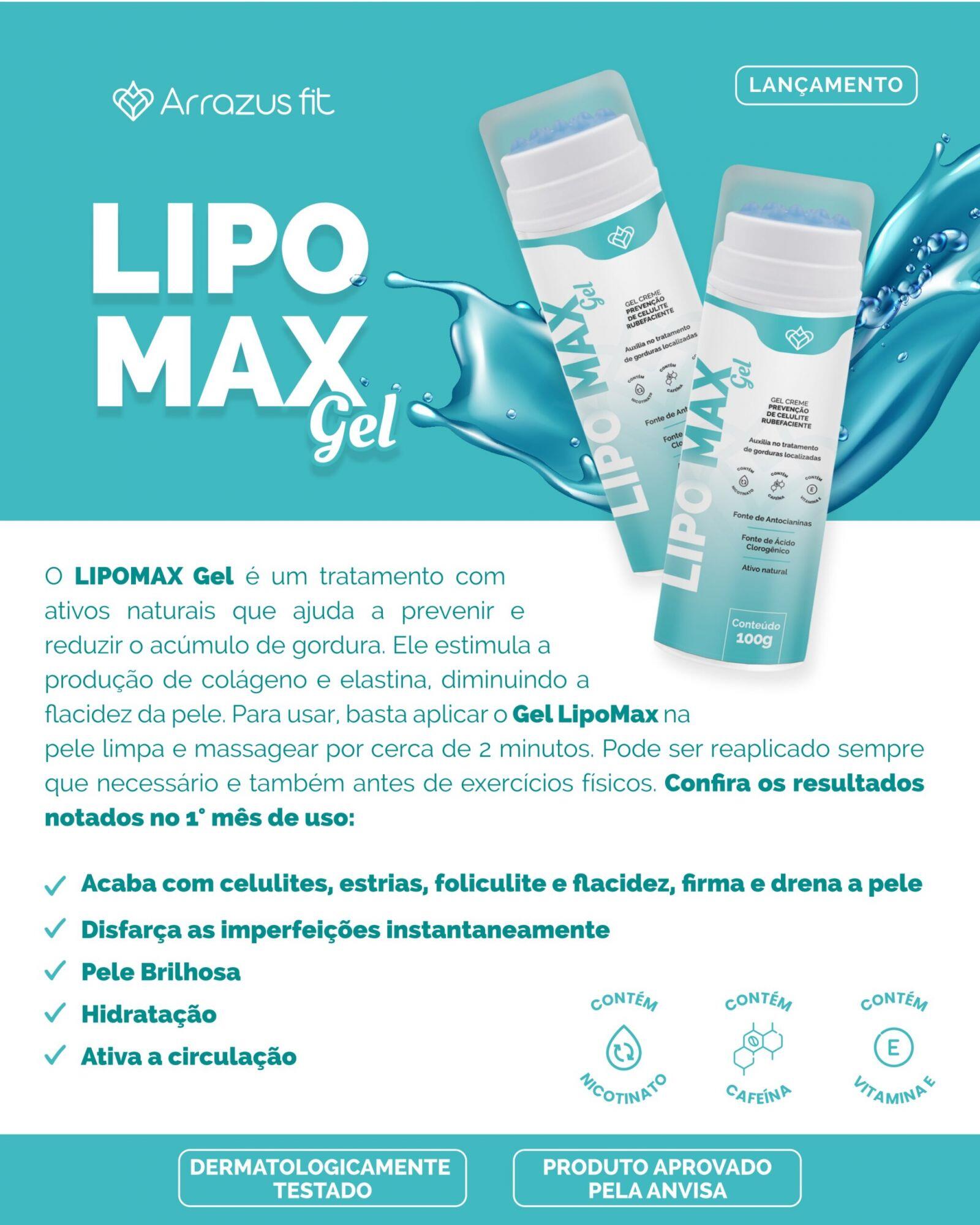 Comprar Lipo Max Gel - R$169,90 - PrazereSlim | Emagrecimento Rápido e ...