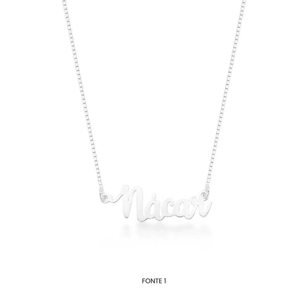Colar de Prata Personalizado com Nome: Único e Especial - de R$189,90 a ...