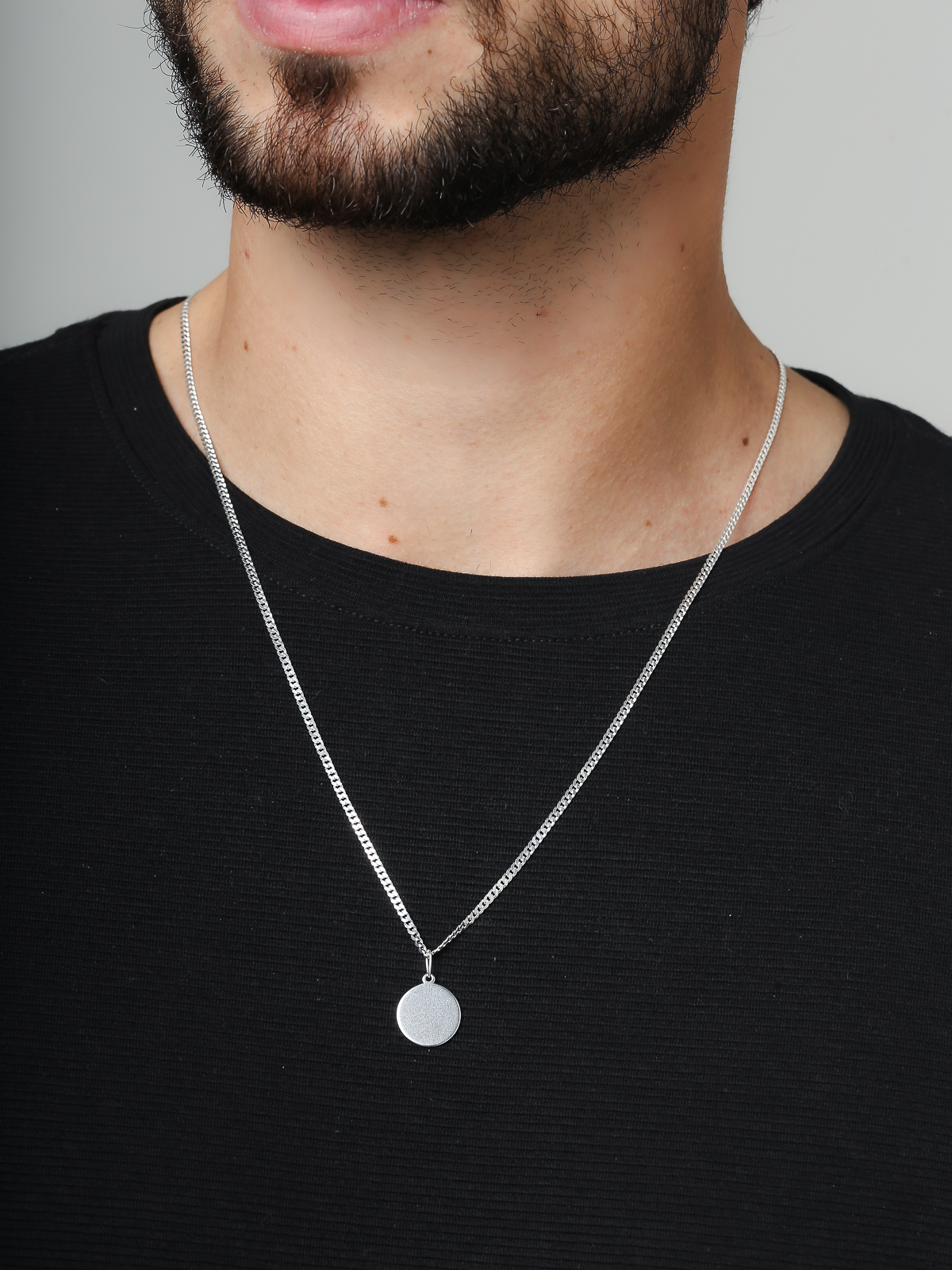 Corrente Mini Grumet com Medalha Personalizada de Prata - de R$239,70 a ...