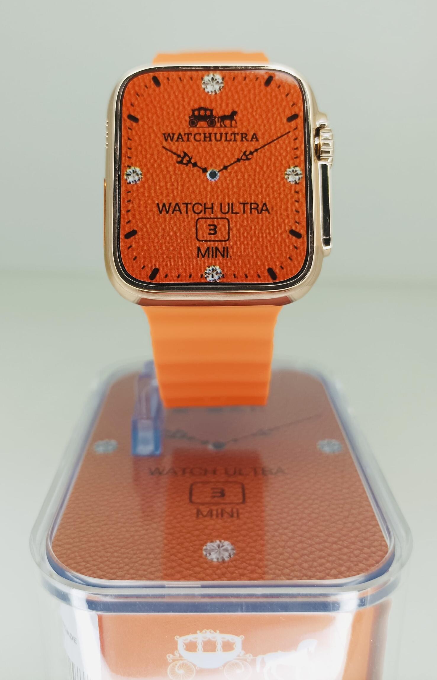 Comprar Smartwatch 8 Ultra Laranja Microwear mini 3 - R$114,99 ...