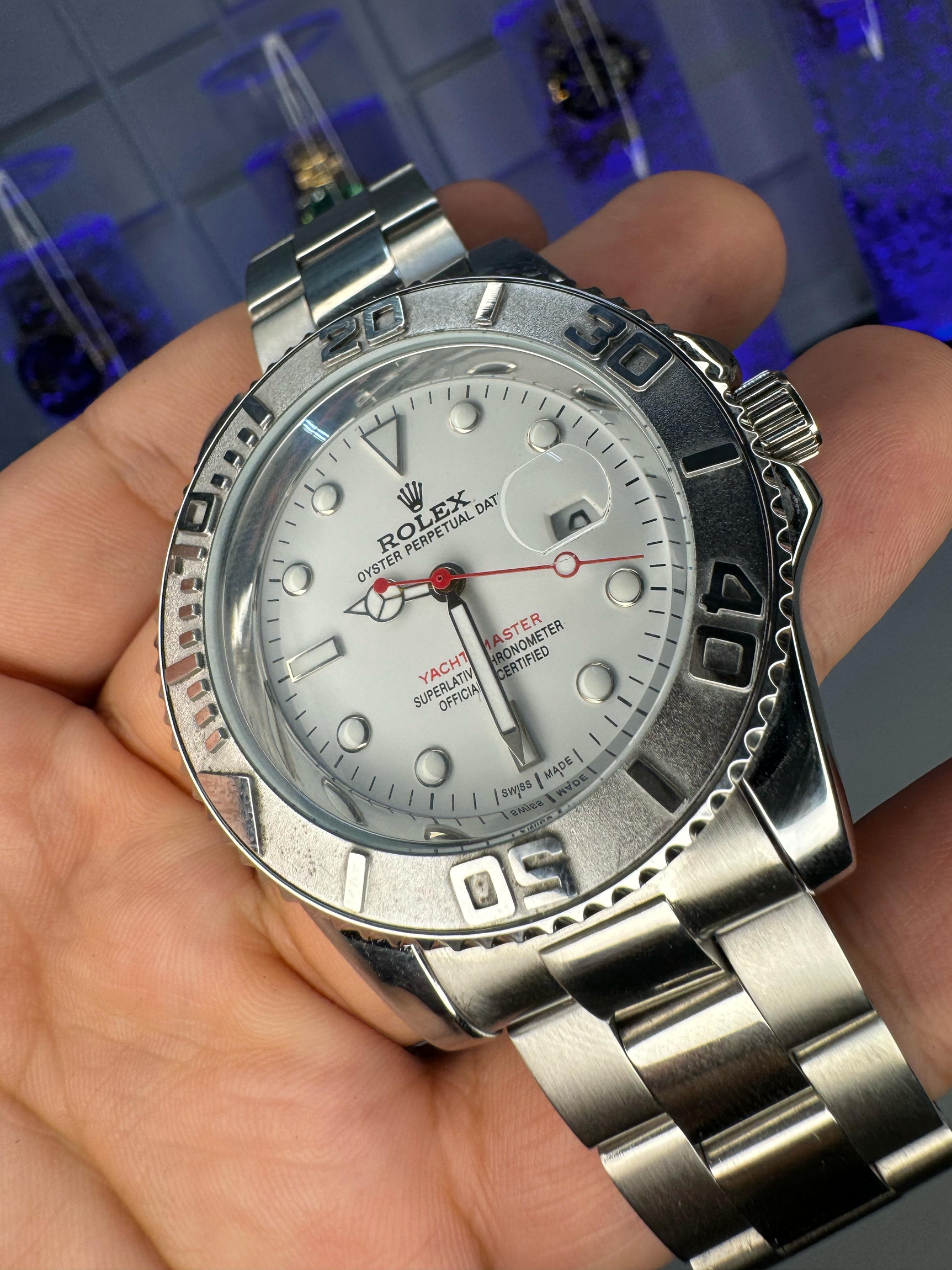 Comprar Relógio Rolex Metal Yacht-Master Prata prova dagua - Rélógios ...