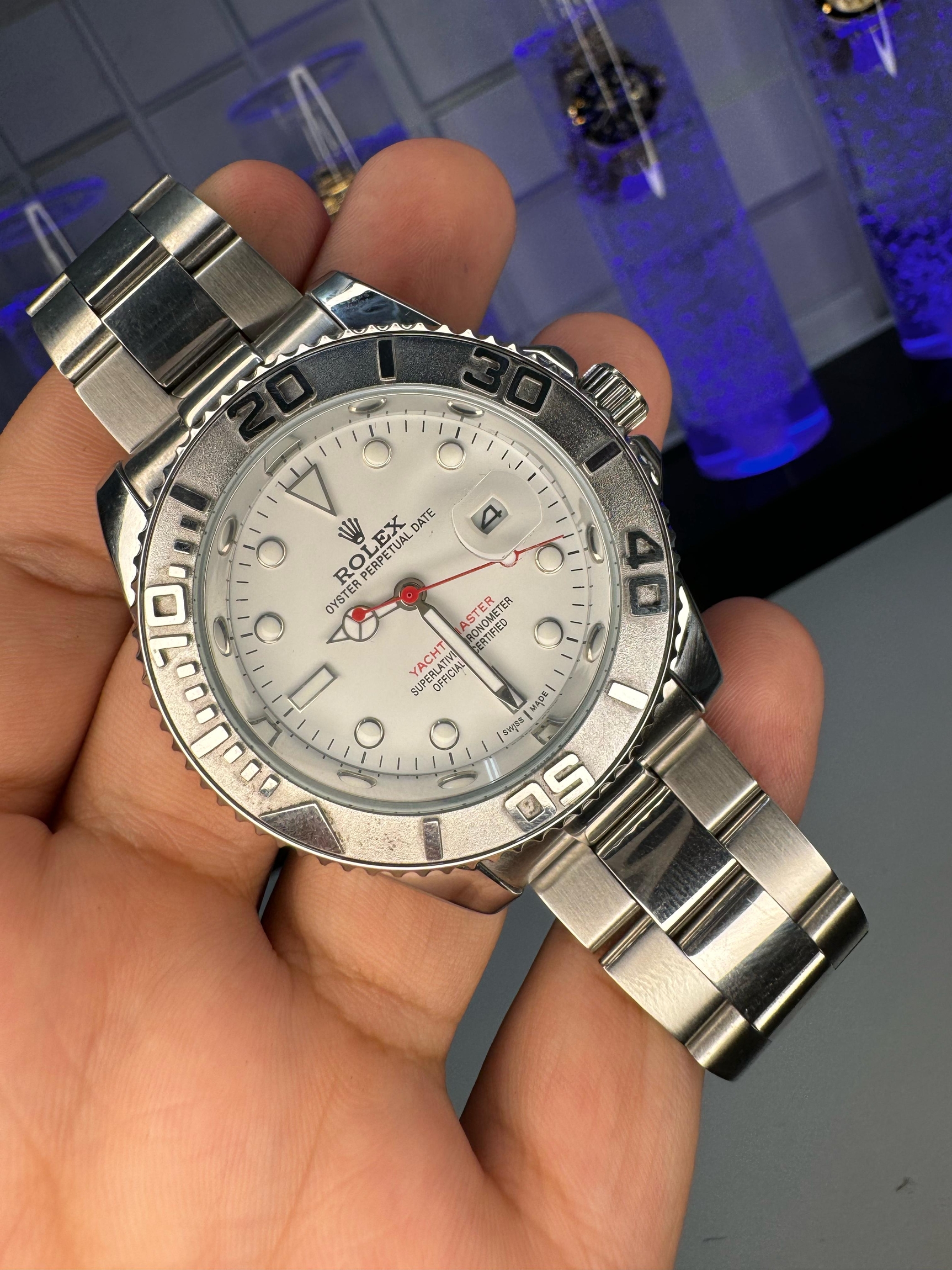 Comprar Relógio Rolex Metal Yacht-Master Prata prova dagua - Rélógios ...